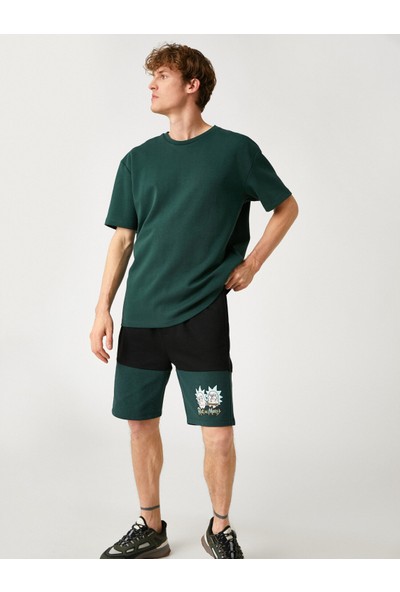 Koton Erkek Rick And Morty Şort Lisanslı Baskılı