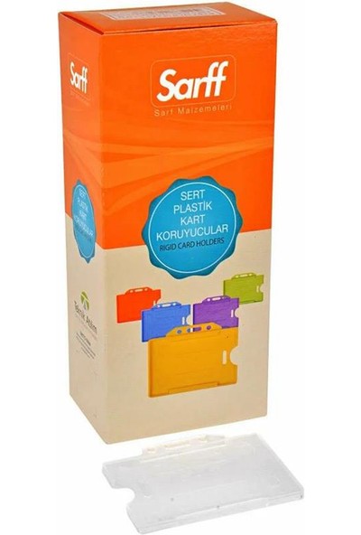 Sarff Kart Muhafaza 50'li Şeffaf