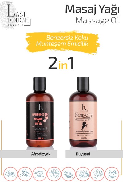 Last Touch Masaj Yağı Aromaterapi 2'Li Seri Afrodizyak-Duyusal Last Touch Masaj Yağı Aromaterapi 2'Li Seri Afrodizyak-Duyusal