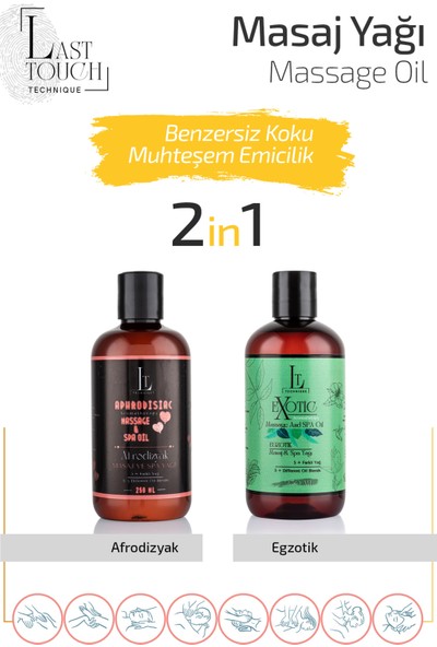 Last Touch Masaj Yağı Aromaterapi 2'Li Seri Afrodizyak-Egzotik Last Touch Masaj Yağı Aromaterapi 2'Li Seri Afrodizyak-Egzotik