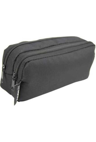 Kalemlig Kalem Kutusu Eco Double Iki Bölmeli Impertex Kumaş - Siyah Kalemlig Kalem Kutusu Eco Double Iki Bölmeli Impertex Kumaş - Siyah