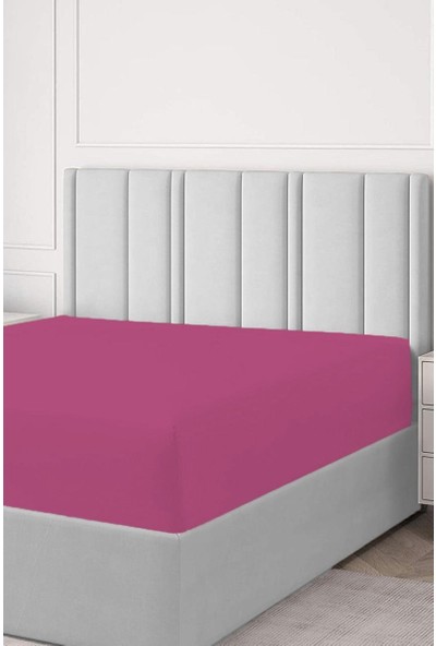 Ephemeris Pamuk Tek Kişilik Lastikli(Fitted) Penye Çarşaf - Fuşya Ephemeris Pamuk Tek Kişilik Lastikli(Fitted) Penye Çarşaf - Fuşya