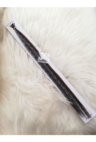 Takma Saç Kahverengi Gri Kırçıllı