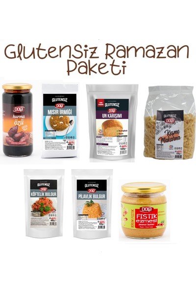 Dola Glutensiz Hediyeli Ramazan Paketi 7 Parça Dola Glutensiz Hediyeli Ramazan Paketi 7 Parça