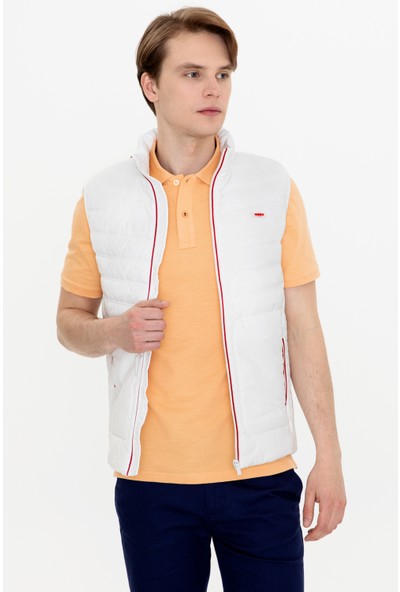 Erkek Beyaz Dokuma Yelek 50246115-VR013