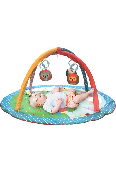 Miray Bebe Aynalı Oyuncaklı Özel Üretim Büyük Boy Aktivite Minderi Oyun Halısı - 110 cm Miray Bebe Aynalı Oyuncaklı Özel Üretim Büyük Boy Aktivite Minderi Oyun Halısı - 110 cm