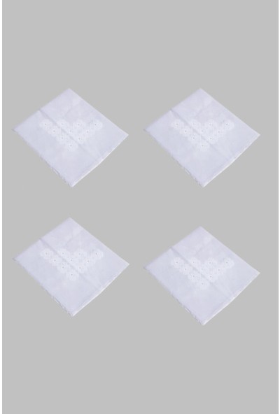 Bursa Çeyiz İğne Oyası 4'lü Saten Bohça