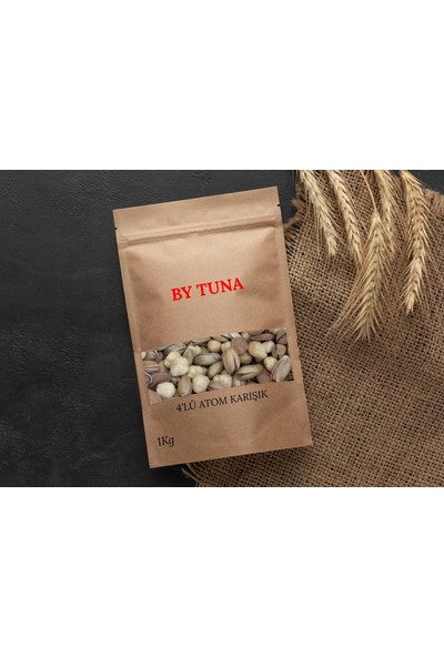 By Tuna Kuruyemiş 4'lü Atom Karışık Çerez 1 kg By Tuna Kuruyemiş 4'lü Atom Karışık Çerez 1 kg