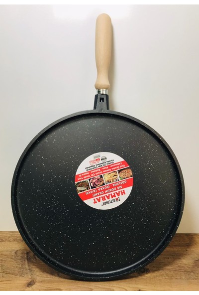 Altunay Hamarat Sığ Döküm Bazlama Tavası (35 Cm)