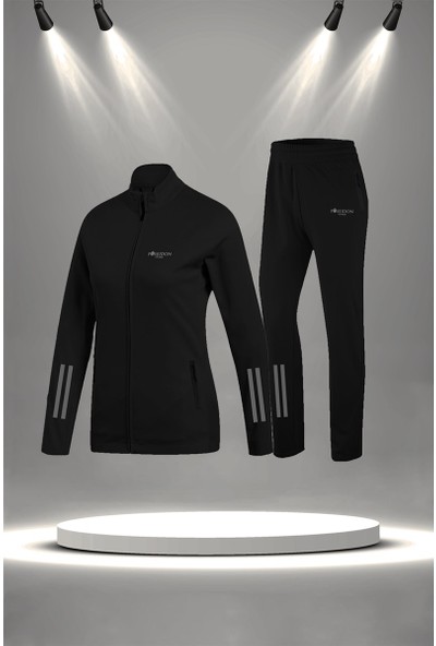 Poseidon Storm Kadın Siyah Interlok Kumaş Koşu ve Yürüyüş Için Rahat Eşofman Seti (S-3xl) Poseidon Storm Kadın Siyah Interlok Kumaş Koşu ve Yürüyüş Için Rahat Eşofman Seti (S-3xl)