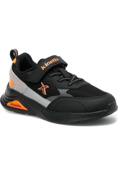 Kinetix 0525 Stark Anatomik Tabanlı Çocuk Spor Ayakkabı - BTMK00525-SIYAH Turuncu-32