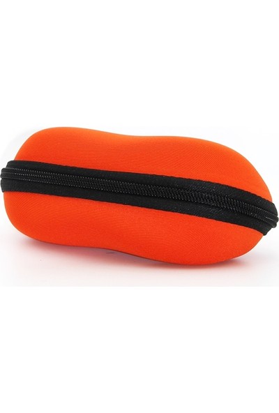 By Marine Fermuarlı Gözlük Kılıfı Turuncu