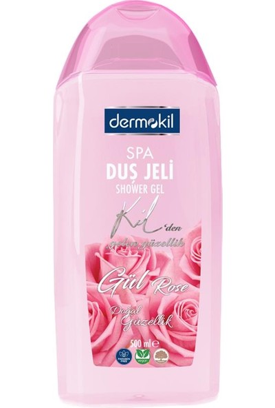 Dermokil Vegan Gül Duş Jeli 500 ml