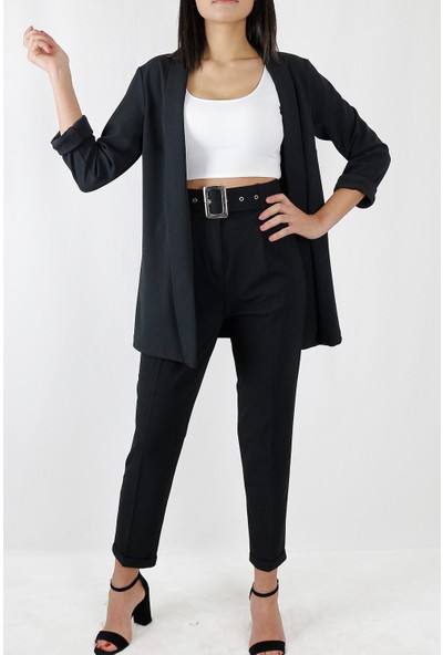 Sarbutik 1.kalite Krep Kumaş Yüksek Bel Havuç Kesim Pantolon