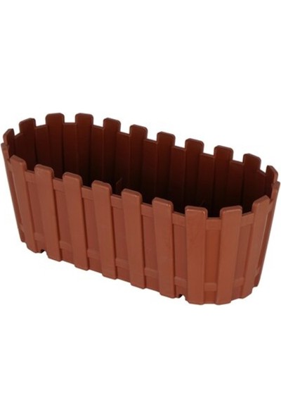 Poliwork Akasya Çit Bahçe / Balkon Saksı 30 cm / 3 Litre - Su Hazneli