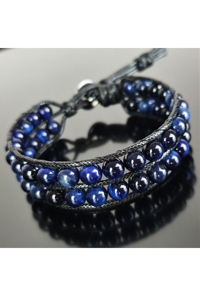 Seven Art Jewelry Lacivert Kaplangözü Bohem Bileklik / Kaplan Gözü Bileklik / Doğaltaş Erkek Kadın Bileklik Seven Art Jewelry Lacivert Kaplangözü Bohem Bileklik / Kaplan Gözü Bileklik / Doğaltaş Erkek Kadın Bileklik