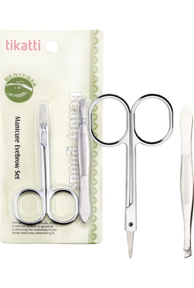 Tikatti Kaş Makası ve Cımbız Seti
