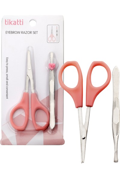 Tikatti Kaş Makası ve Cımbız Seti