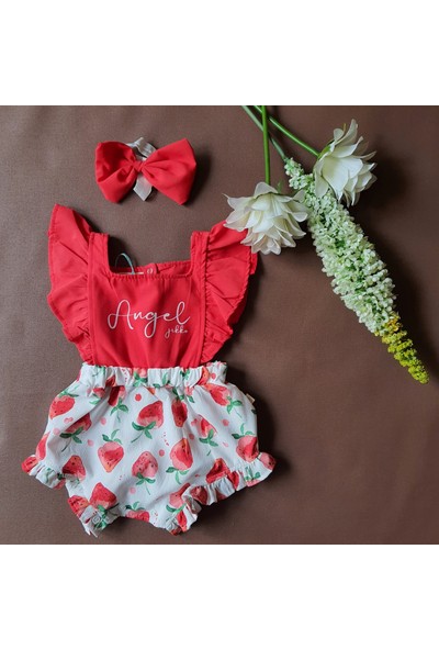 Jikko Baby Angel Meyve Baskılı Kız Takım
