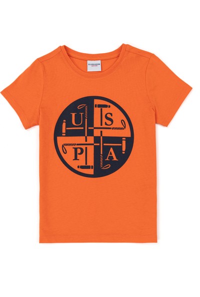 U.S. Polo Assn. Erkek Çocuk Turuncu T Shirt