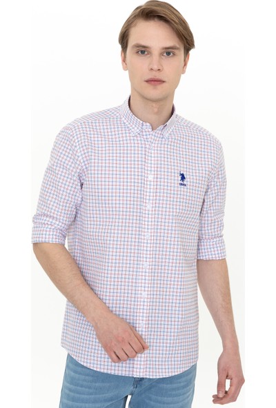 U.S. Polo Assn. Erkek Risk Red Gömlek Uzunkol 50251828-VR213