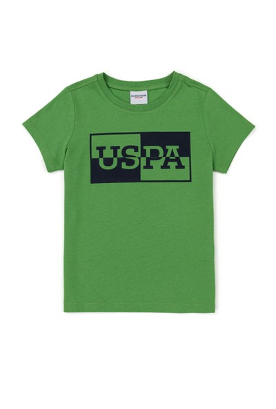 U.S. Polo Assn. Erkek Çocuk Elma Yeşili T Shirt Basic U.S. Polo Assn. Erkek Çocuk Elma Yeşili T Shirt Basic