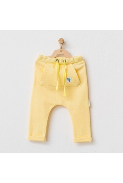 Andywawa Erkek Bebek Bağcıklı Pantolon Sarı AC21877R
