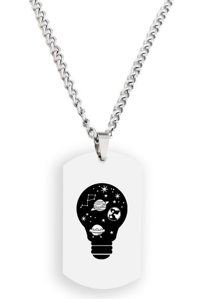 Rowalsi Uzay Baskılı Künye/Kolye