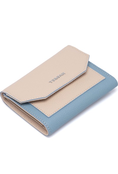 Tergan Mavi Deri Kadın Cüzdan 05809R6S Tergan Mavi Deri Kadın Cüzdan 05809R6S