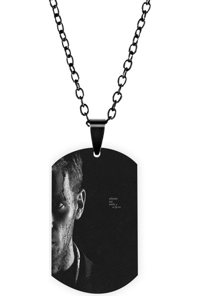 Rowalsi Niklaus Baskılı Siyah Künye TYT550