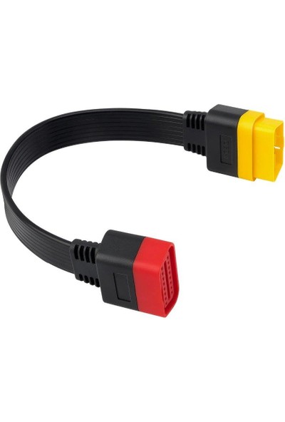 Streak Obd2 ELM327 16 Pin Launch Uzatma Kablosu 30 cm Obd2 Flat Kablo Streak Obd2 ELM327 16 Pin Launch Uzatma Kablosu 30 cm Obd2 Flat Kablo