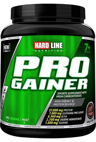 Pro Gainer Karbonhidrat Tozu - Çilek Aromalı, 1406 gr Pro Gainer Karbonhidrat Tozu - Çilek Aromalı, 1406 gr