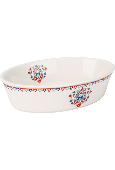 Karaca Nakkaş 21,5 cm Oval Fırın Kabı