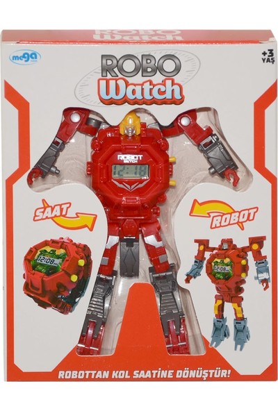 Mega 622-H066 Dönüşebilen Robot Saat