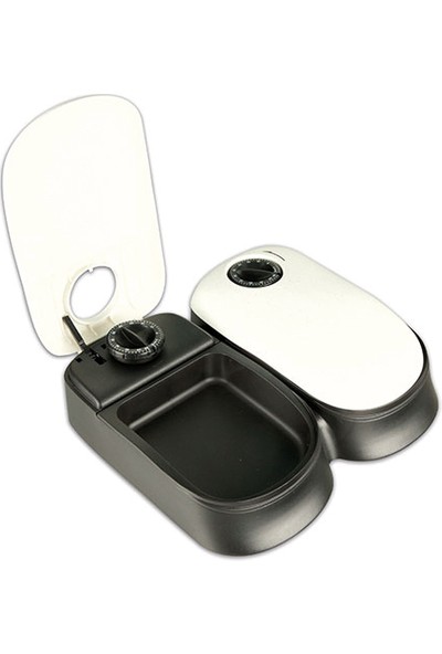 Zaman Ayarlı Mama Kabı Çiftli 27X7X24CM