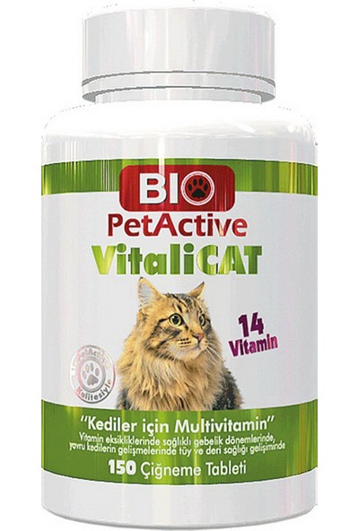 Vitalicat Kedi Vitamini 150 Tablet