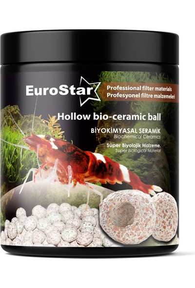 Eurostar Hollow Bio Balls Biolojik Filtre Malzemesi 1lt 815GR Eurostar Hollow Bio Balls Biolojik Filtre Malzemesi 1lt 815GR