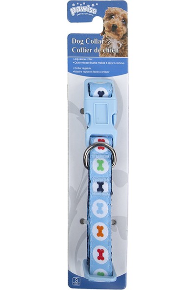 Kopek Tasması Mavi M (35-50CM/20MM)