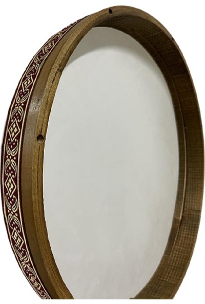 Bendir Akortlu Plastik Deri 45 CM Cam Derili