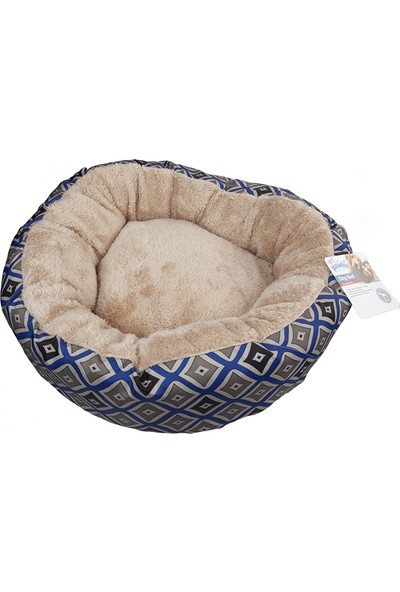 Kedi Kopek Yatağı Mavi 40,6X40,6X16,5 cm Kedi Kopek Yatağı Mavi 40,6X40,6X16,5 cm