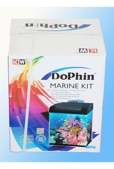 Dophin Deniz Akvaryum Kit-Bombeli-Mavi 32X30X36 Dophin Deniz Akvaryum Kit-Bombeli-Mavi 32X30X36