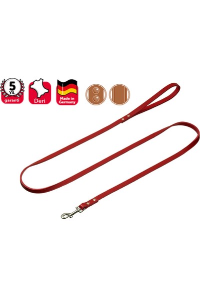 Karlıe Deri Uzatma Tasma 100CM/12MM Kırmızı Karlıe Deri Uzatma Tasma 100CM/12MM Kırmızı