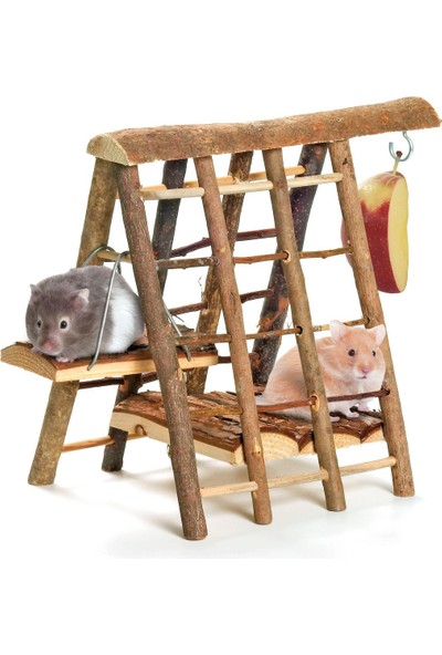 Karlıe Ahşap Kemirgen Tırmanma 29X19X23CM Karlıe Ahşap Kemirgen Tırmanma 29X19X23CM