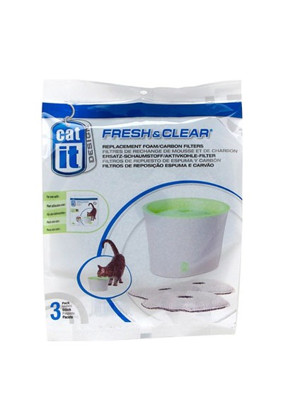 Catit Sünger ve Karbon Filtre 55600 Için (3 Lü) Catit Sünger ve Karbon Filtre 55600 Için (3 Lü)