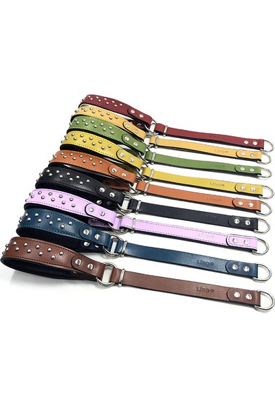 S-DAB-3011 Deri Aksesuarlı Boğma Boyun Tasması S-DAB-3011 Deri Aksesuarlı Boğma Boyun Tasması