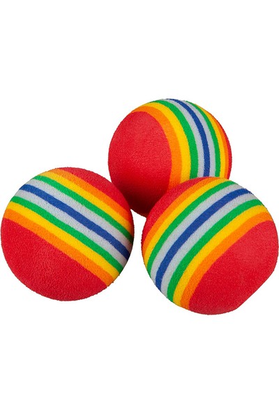 Polo Kumaş Çizgili Top Oyuncak. 4cm (48LI)