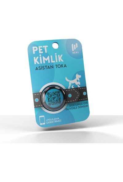 Hevitag Evcil Hayvan Dijital Kimliği Mavi