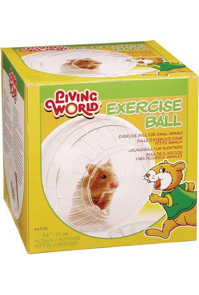 Hamster Topu Şeffaf Standli -Orta