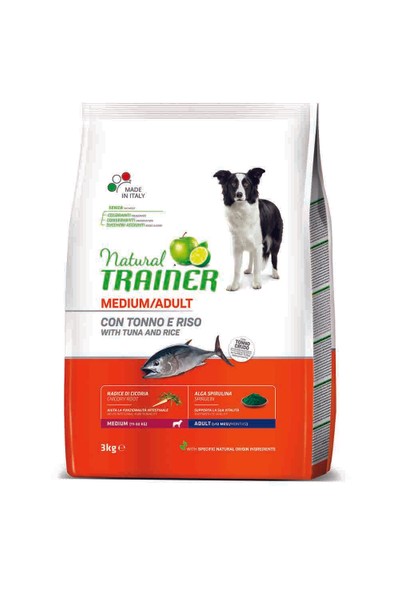 Natural Tranıer Dog Adult Medıum Tuna 3 kg Natural Tranıer Dog Adult Medıum Tuna 3 kg