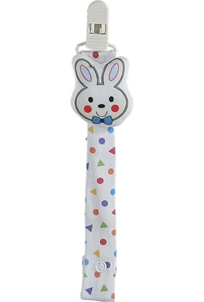 Baby Tone Erkek Bebek Sevimli Tavşan Oyuncaklı Emzik Tutucu - Askısı Baby Tone Erkek Bebek Sevimli Tavşan Oyuncaklı Emzik Tutucu - Askısı